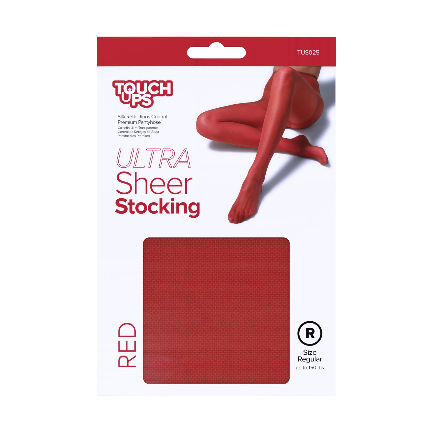 TouchUps - Ultra Sheer Stocking Red